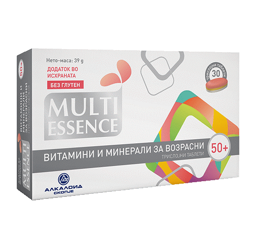 MULTI ESSENCE ВИТАМИНИ И МИНЕРАЛИ 50+ – Здравје Без Рецепт